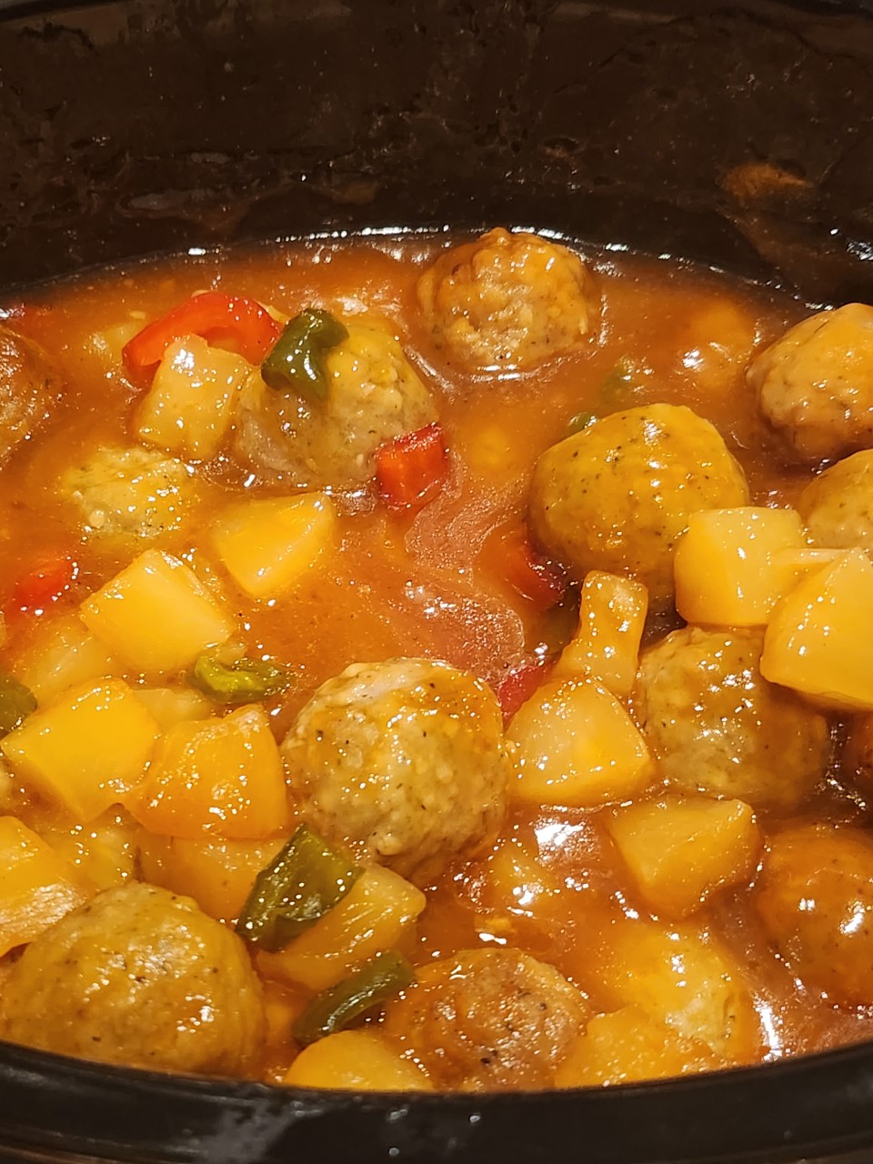 Sweet and Sour Crockpot Meatballs | TheCrazyMamaLife